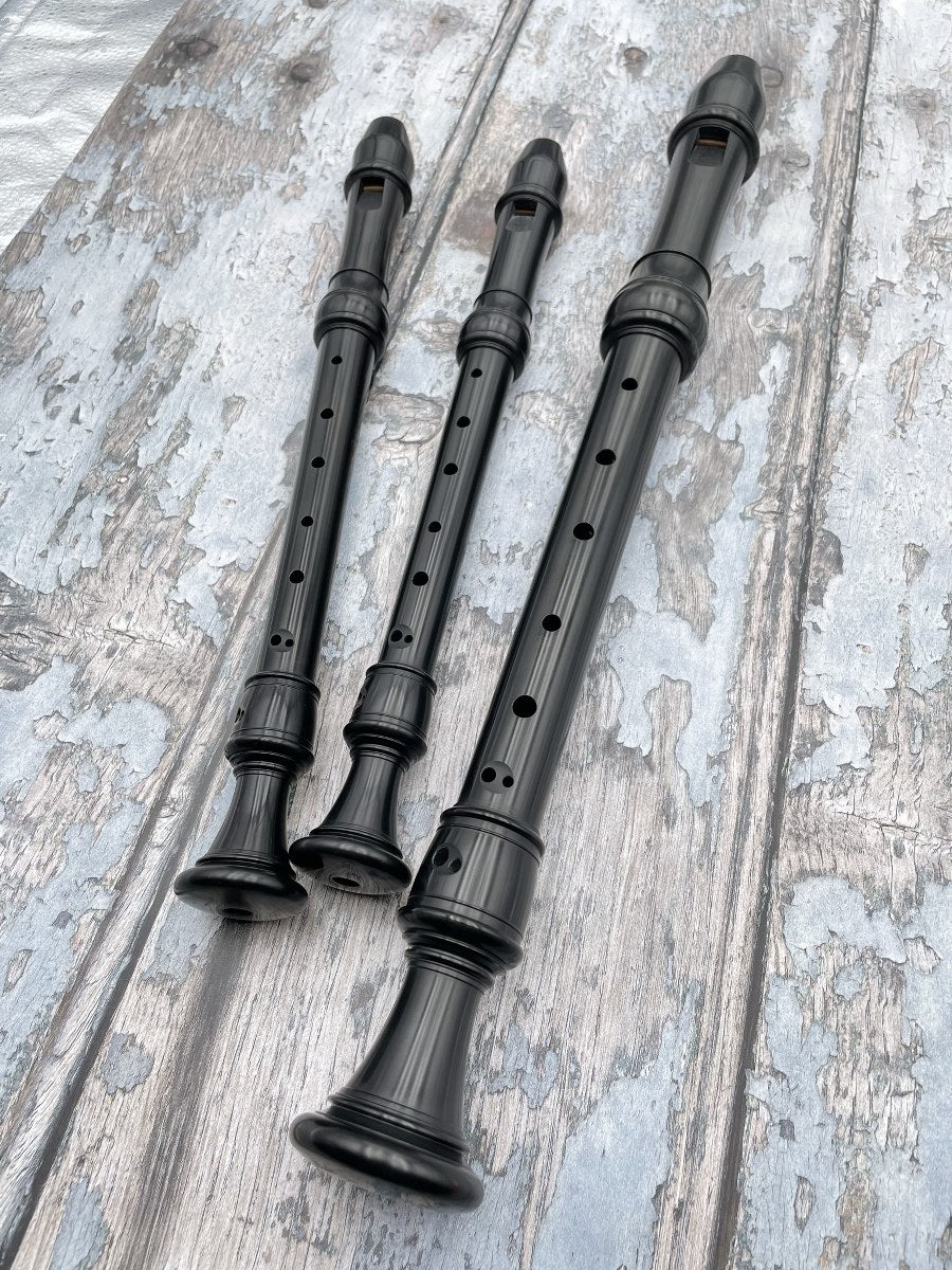 Soprano in C, Resin recorder, Ebony color – Flûtes V.Bernolin